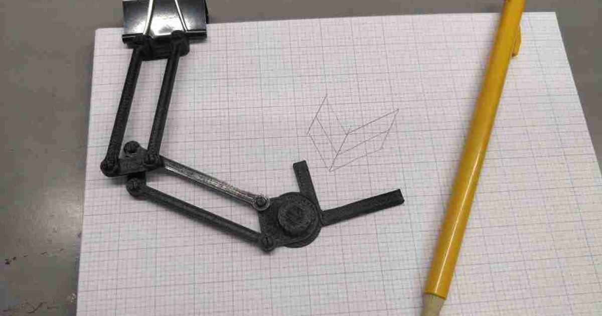 Miniature Notepad Drafting Arm by TensorFlux | Download free STL model ...