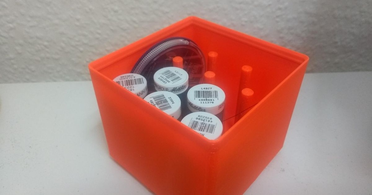 Gridfinity Sewing Spool Holder (2x2x10) by hmoldenhauer | Download free ...