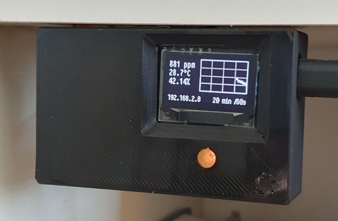 DIY CO2 sensor case by Romain Gehrig | Download free STL model ...