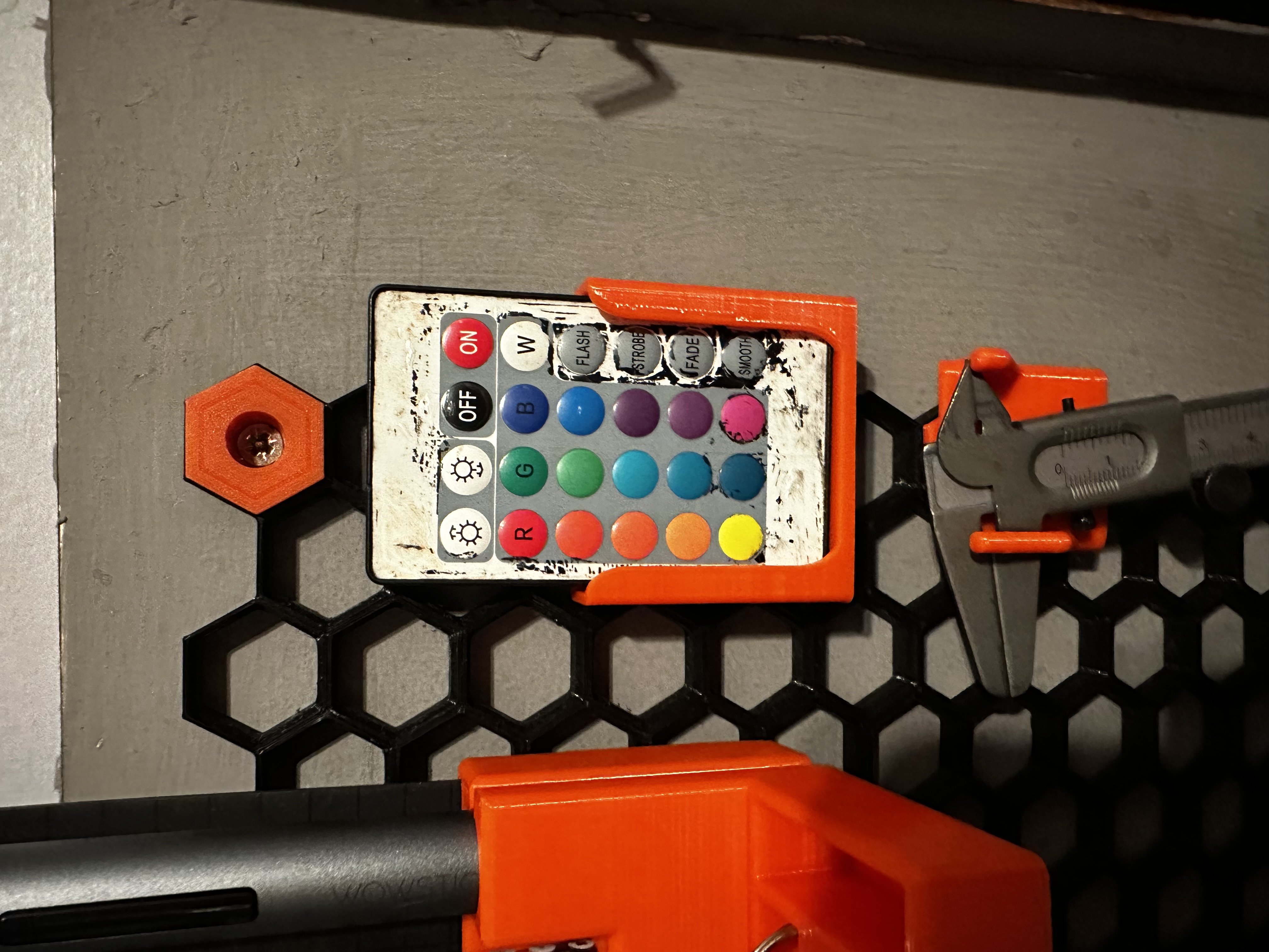 Honeycomb Storage Wall - Led remote holder by Juan Vago | Download free ...