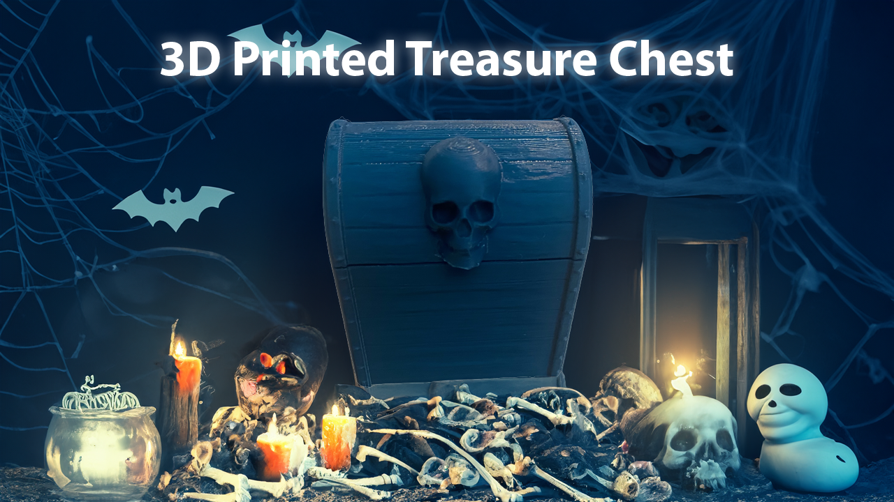Fun Skull Treasure Chest by Cplymill | Download free STL model ...