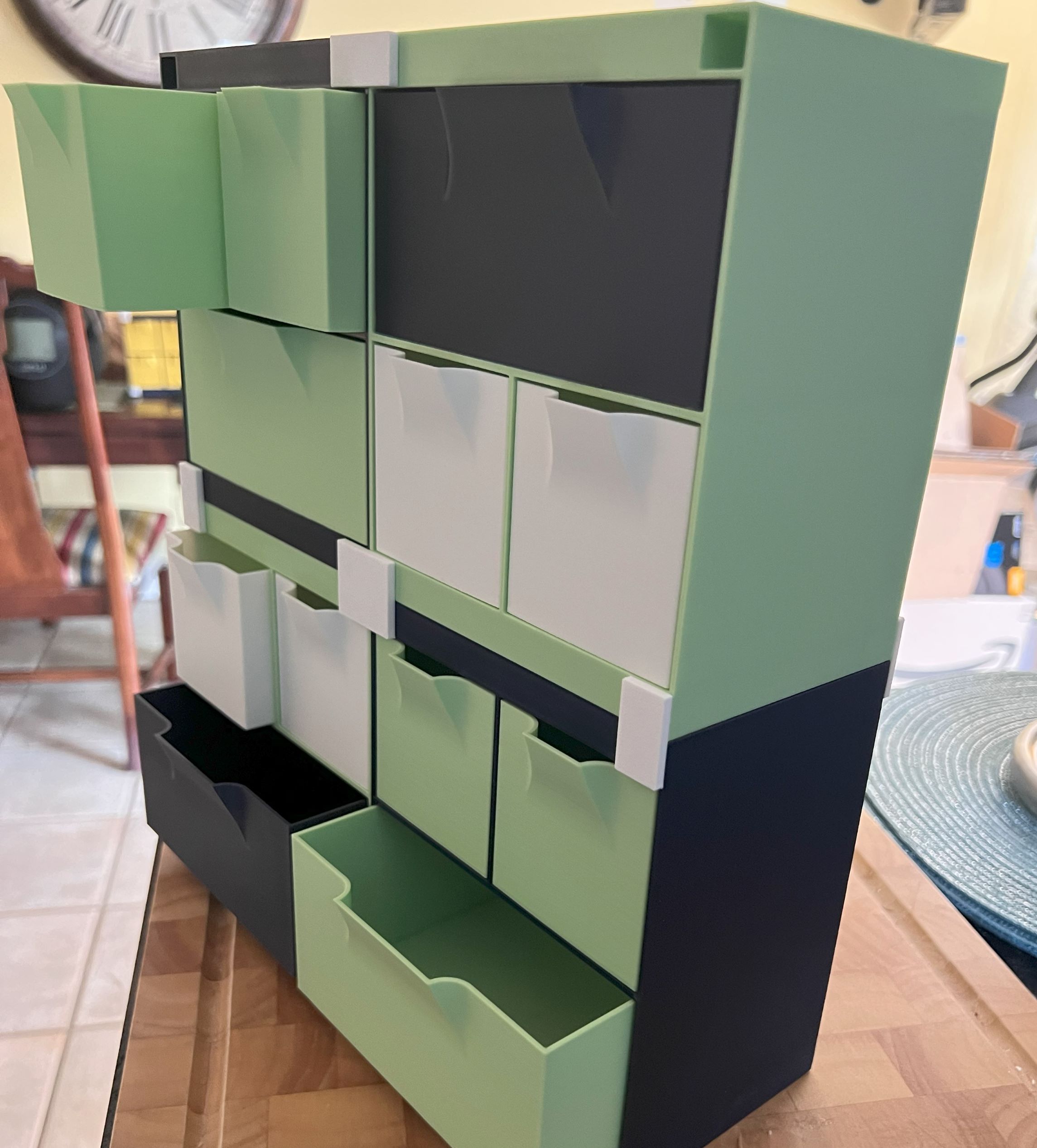 100mm modular locker system by CandyStandStudio | Download free STL ...