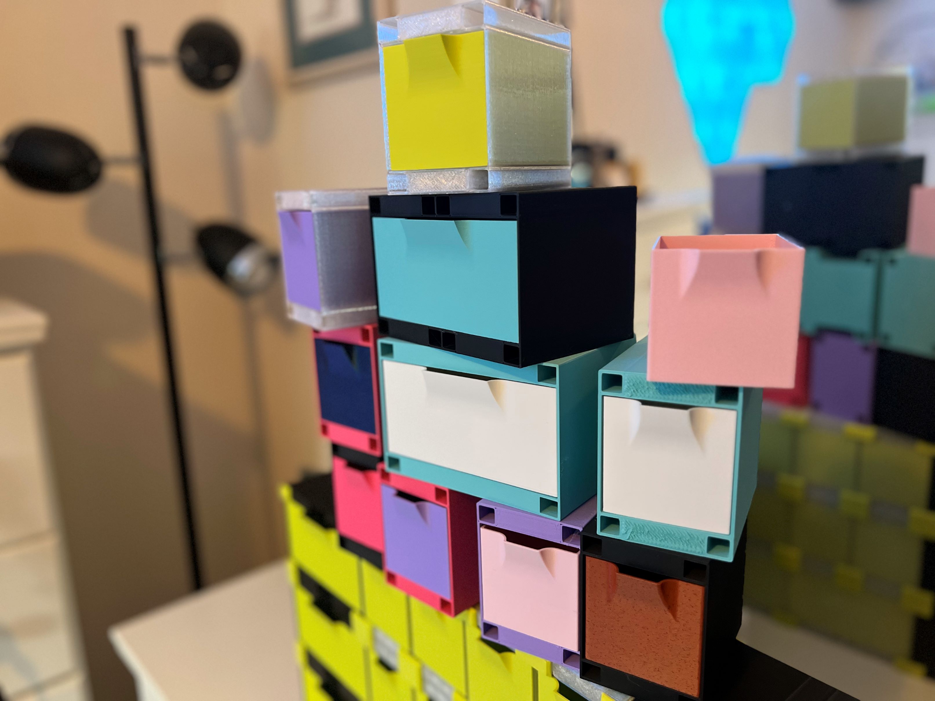 100mm modular locker system by CandyStandStudio | Download free STL ...