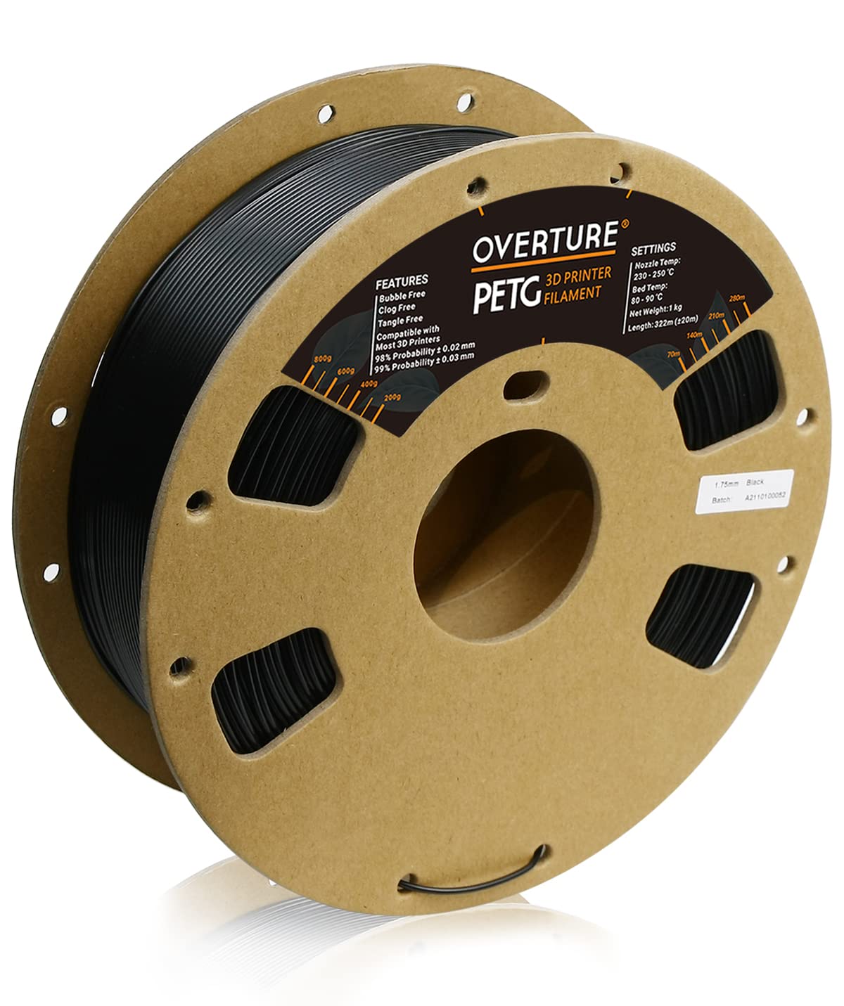 OVERTURE PETG Filament Profile for Bambu X1C by MoonDogg | Download ...
