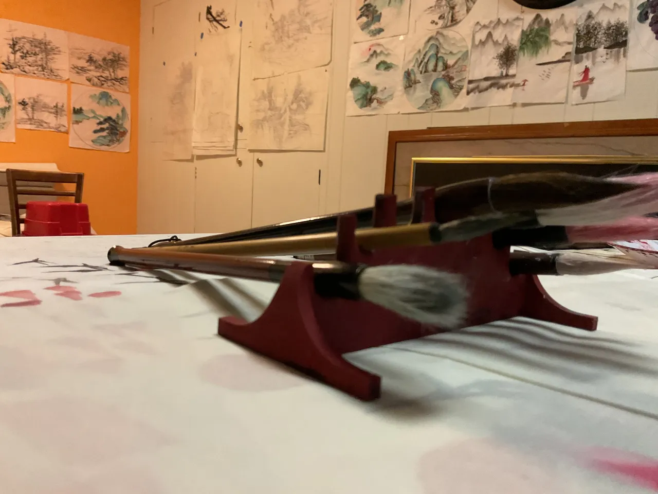 Paintbrush Holder by Bryant Yu | Download free STL model | Printables.com