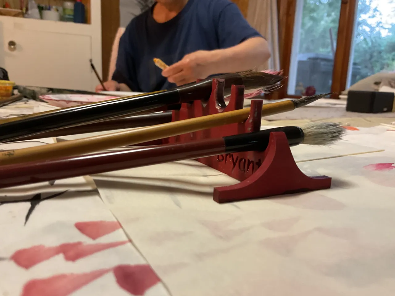 Paintbrush Holder by Bryant Yu | Download free STL model | Printables.com