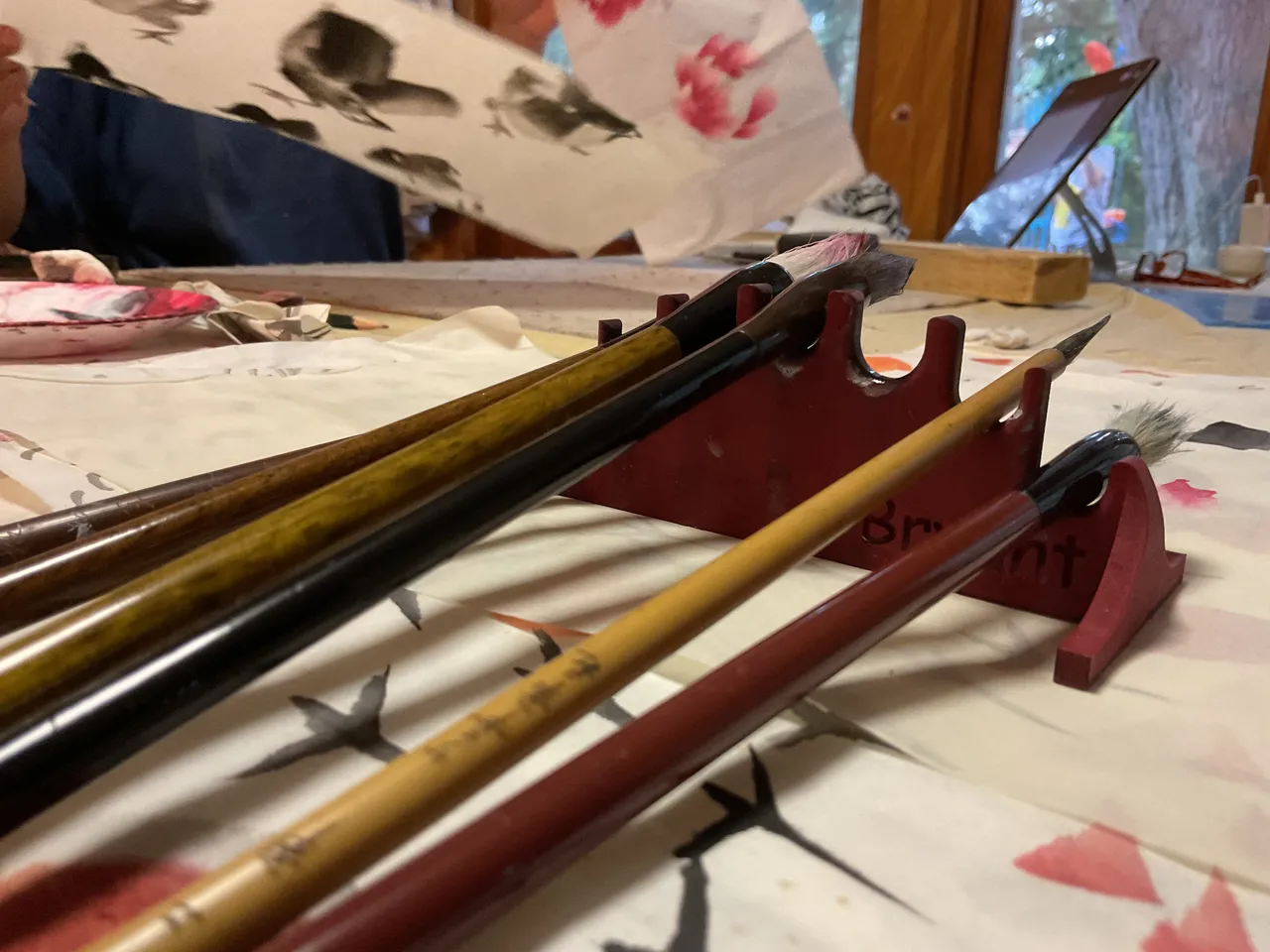 Paintbrush Holder by Bryant Yu | Download free STL model | Printables.com