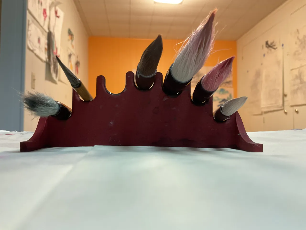 Paintbrush Holder by Bryant Yu | Download free STL model | Printables.com