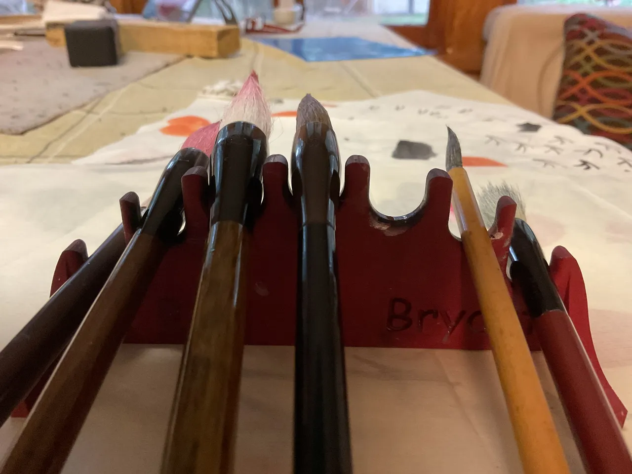 Paintbrush Holder by Bryant Yu | Download free STL model | Printables.com