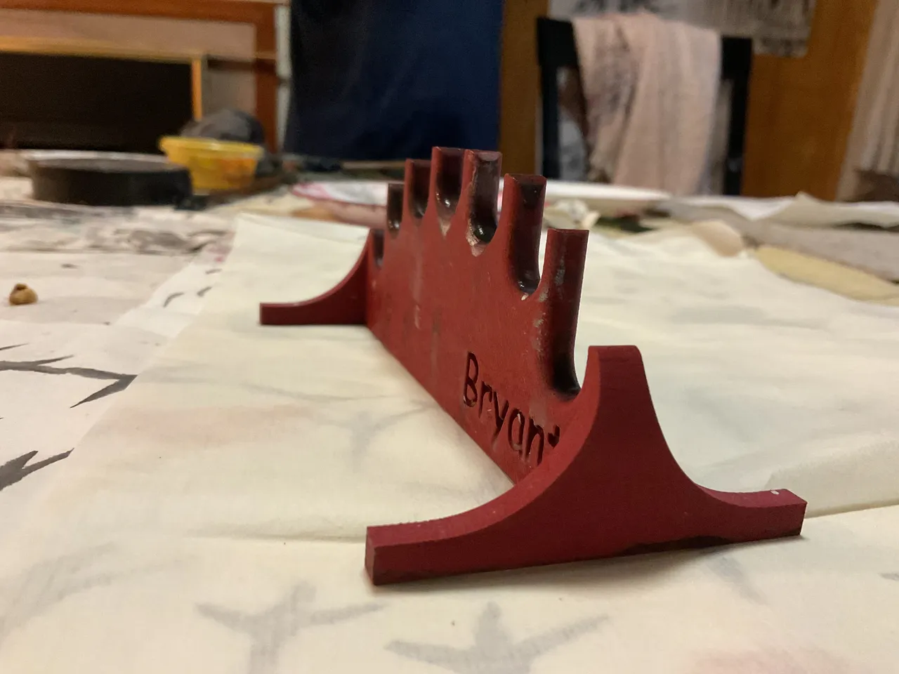 Paintbrush Holder by Bryant Yu | Download free STL model | Printables.com