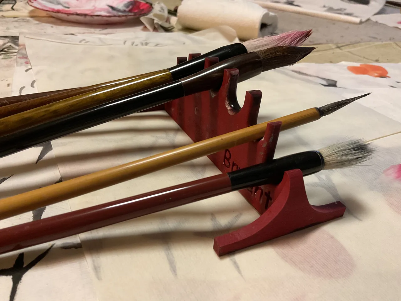 Paintbrush Holder by Bryant Yu | Download free STL model | Printables.com