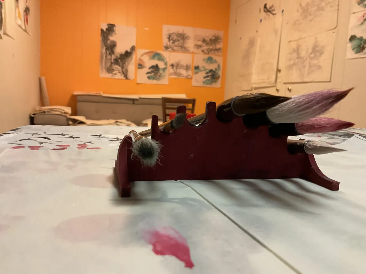 Paintbrush Holder by Bryant Yu | Download free STL model | Printables.com