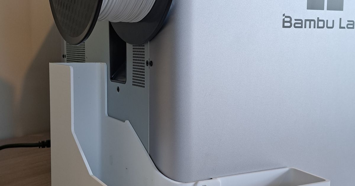 Slim Line Poop Chute for Bambu Labs X1C by Makers Workshop | Download ...