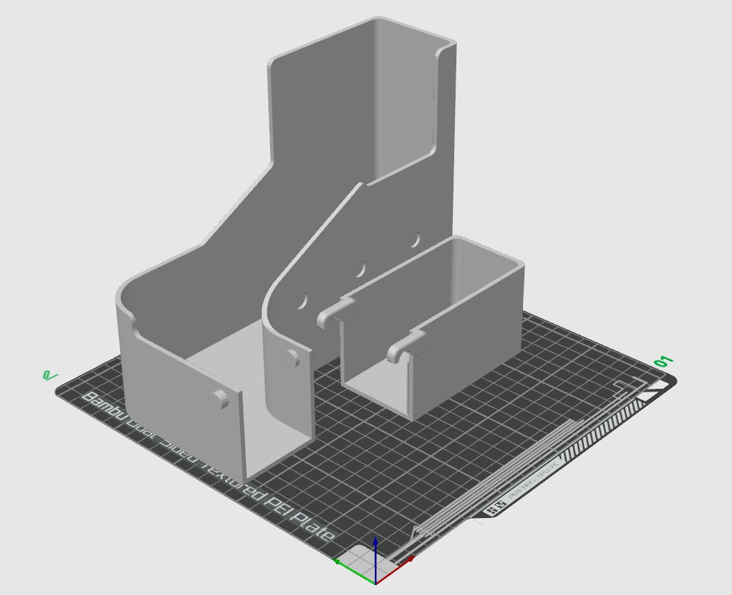 Slim Line Poop Chute for Bambu Labs X1C by Makers Workshop | Download free STL model ...