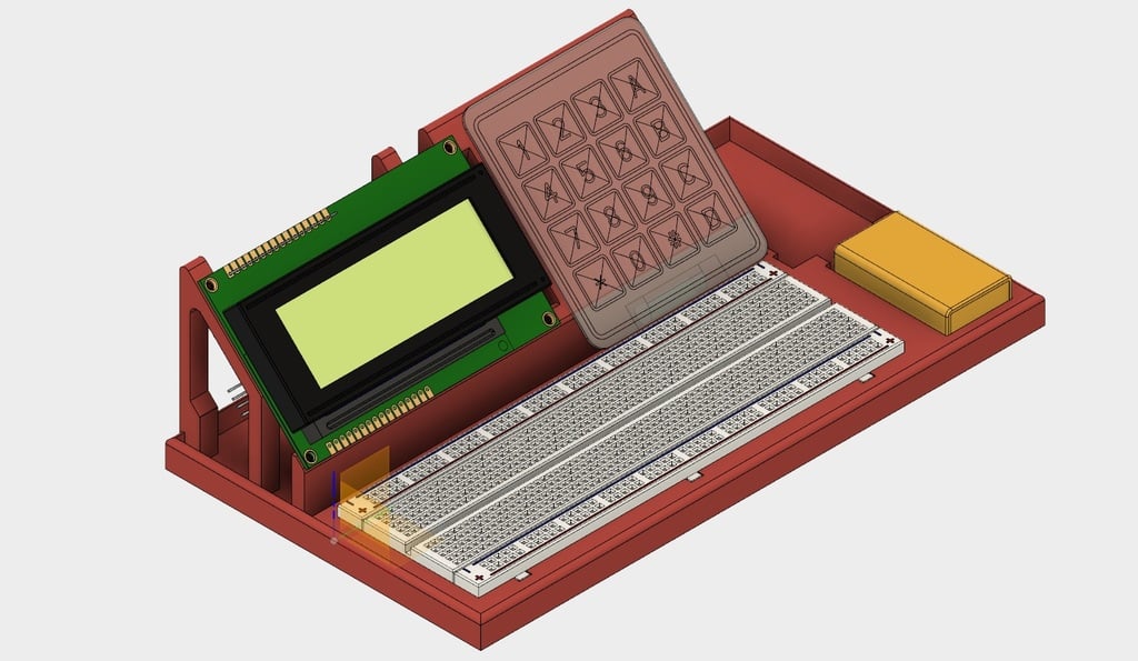 Breadboard+LCD+Keypad by Lewis Bryant | Download free STL model ...