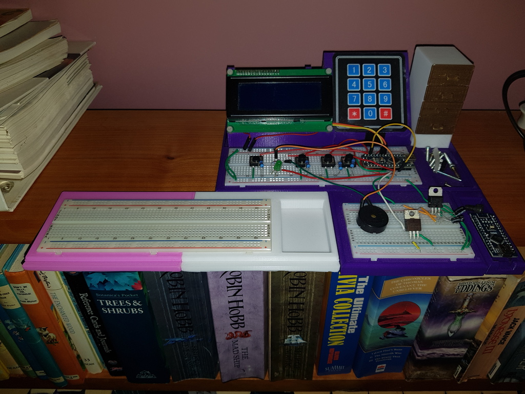 Breadboard Lcd Keypad By Lewis Bryant Download Free Stl Model