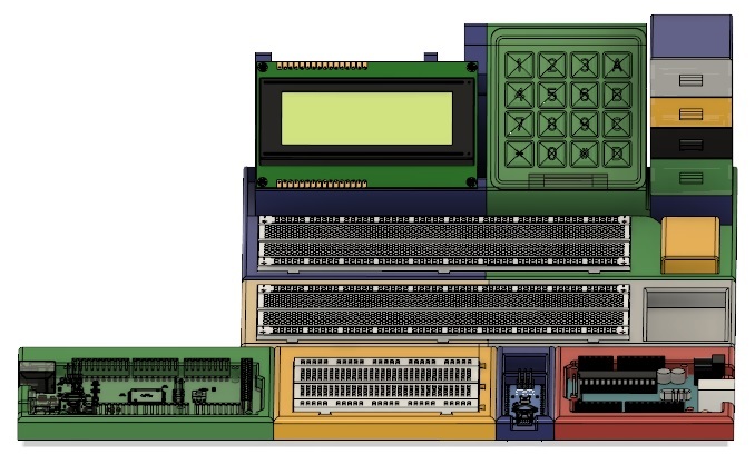Breadboard Lcd Keypad By Lewis Bryant Download Free Stl Model