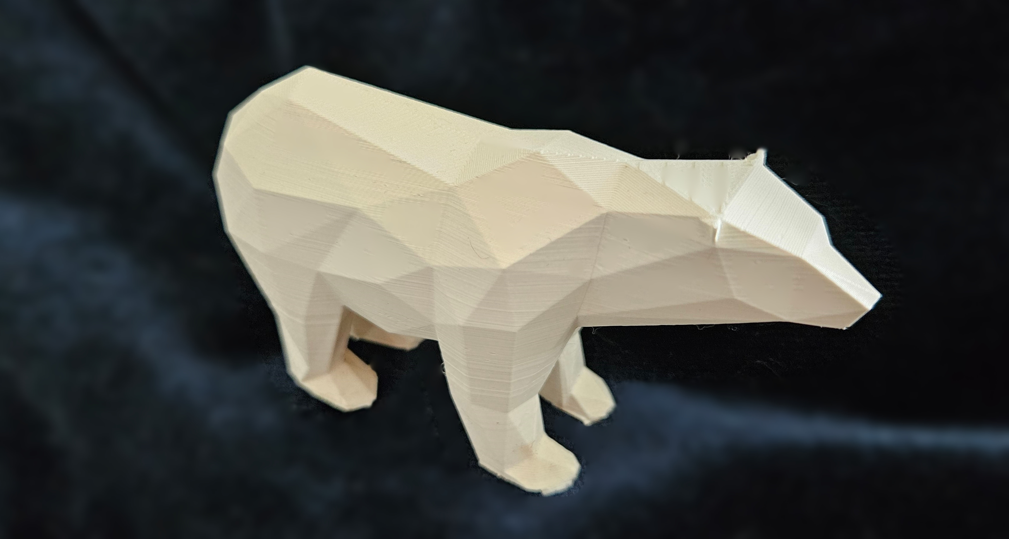 Low Poly Polar Bear - Polyarctic Wonder by Gromit21 | Download free STL ...