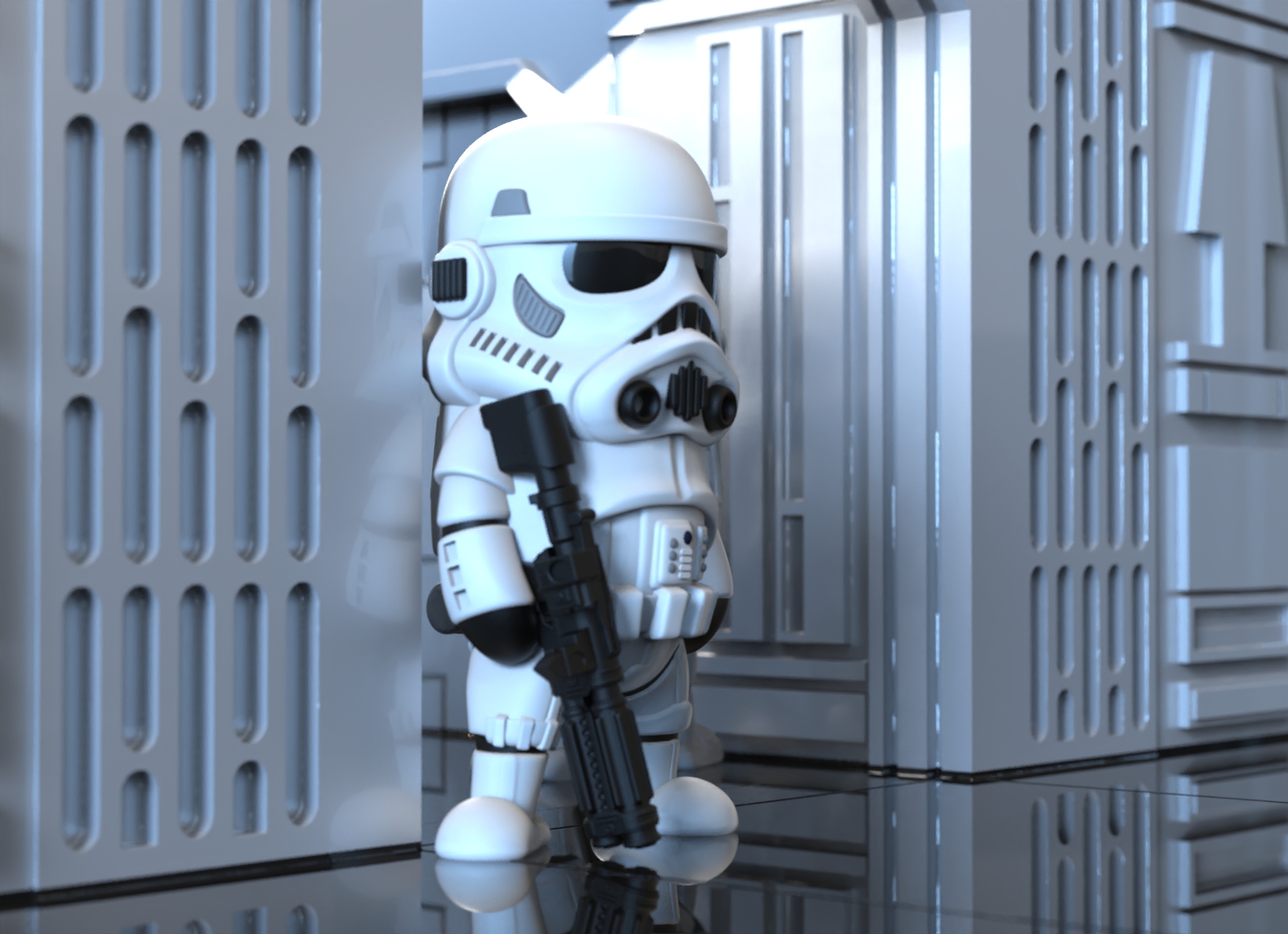 Mini Stormtrooper by Wekster | Download free STL model | Printables.com