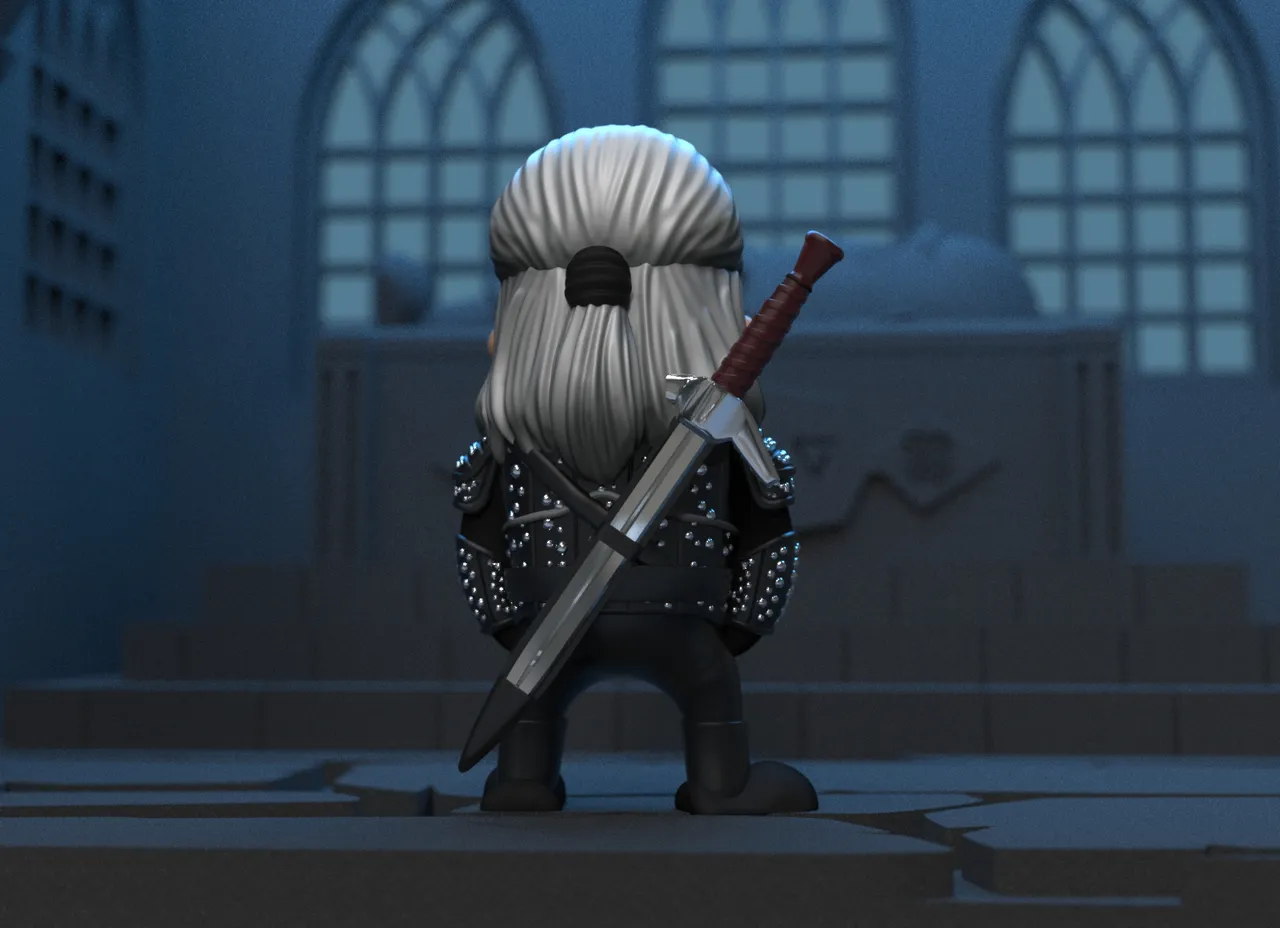 Mini Witcher by Wekster | Download free STL model | Printables.com