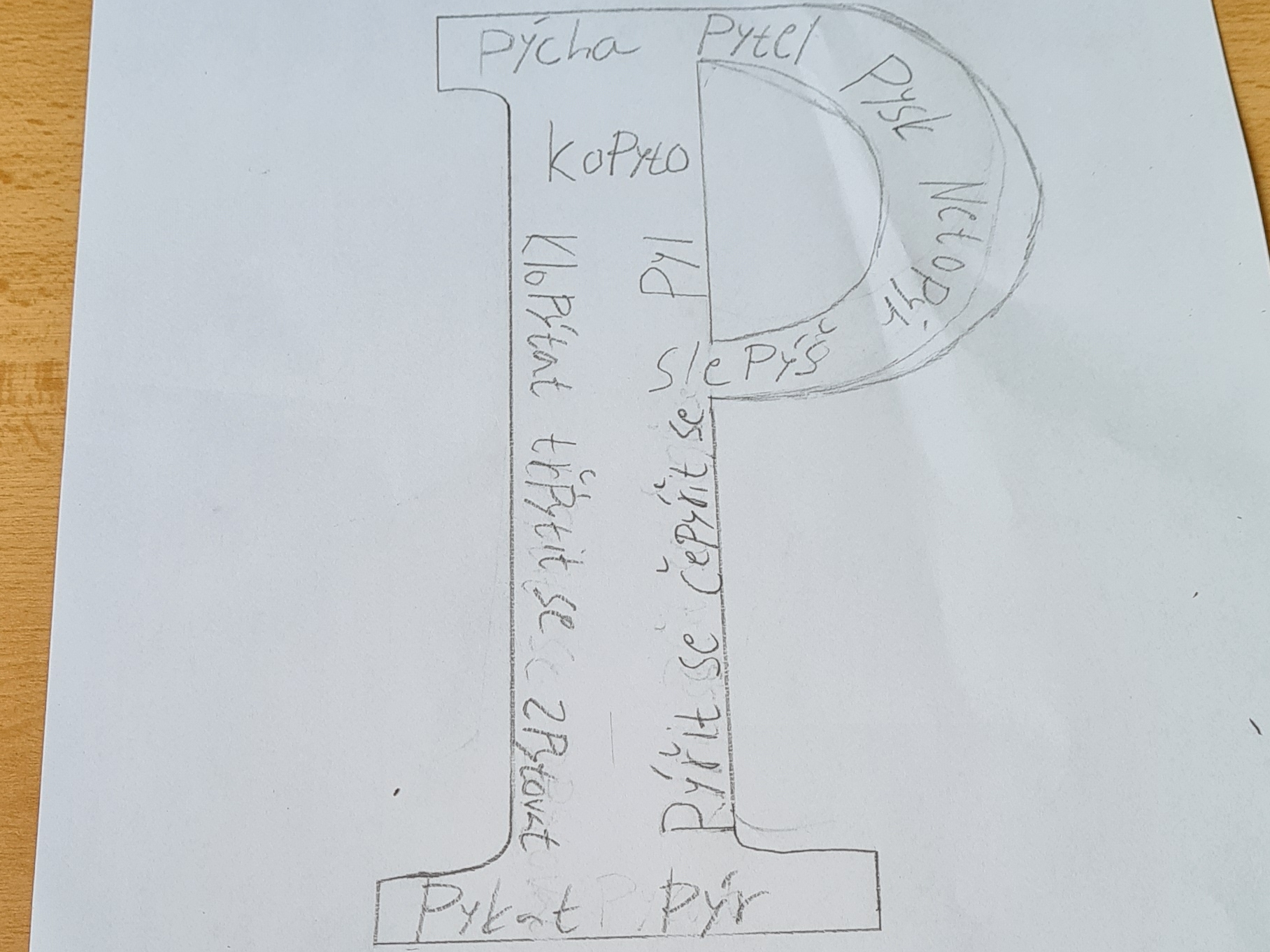 Vyjmenovaná slova (pomůcka do ČJ, kterou lze zavěsit do třídy) by Pavel ...