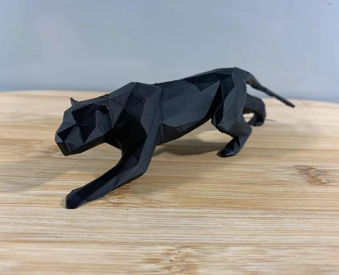 Low poly panther by RestoreDoctor | Download free STL model ...