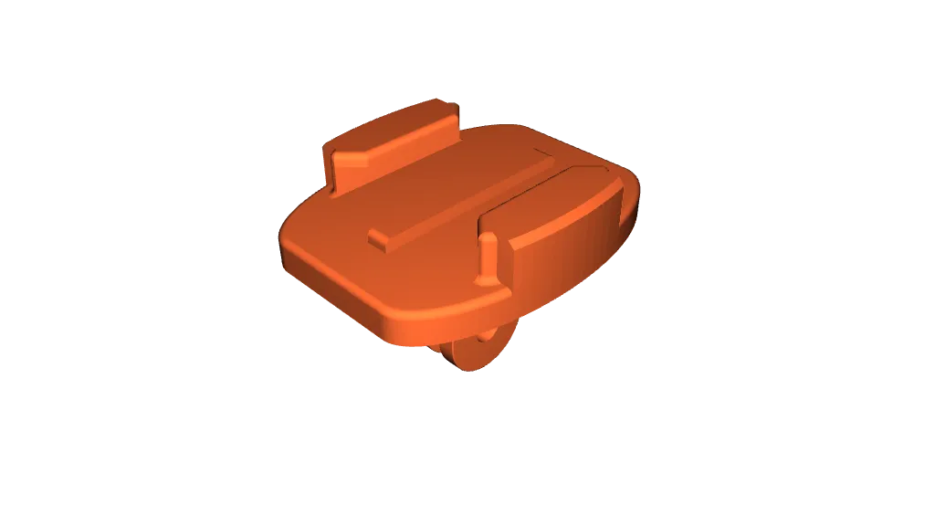 GoPro Double-Head Base by Boris | Download free STL model | Printables.com
