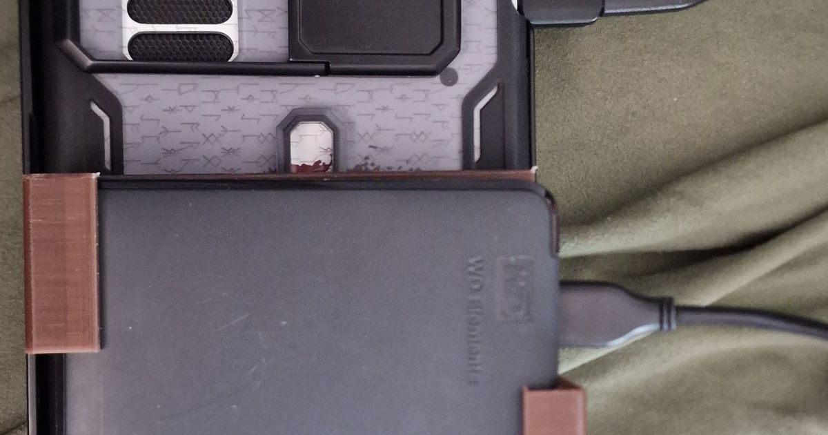 WD Elements HDD holder for steamdeck Jsaux case by Magomat | Download ...