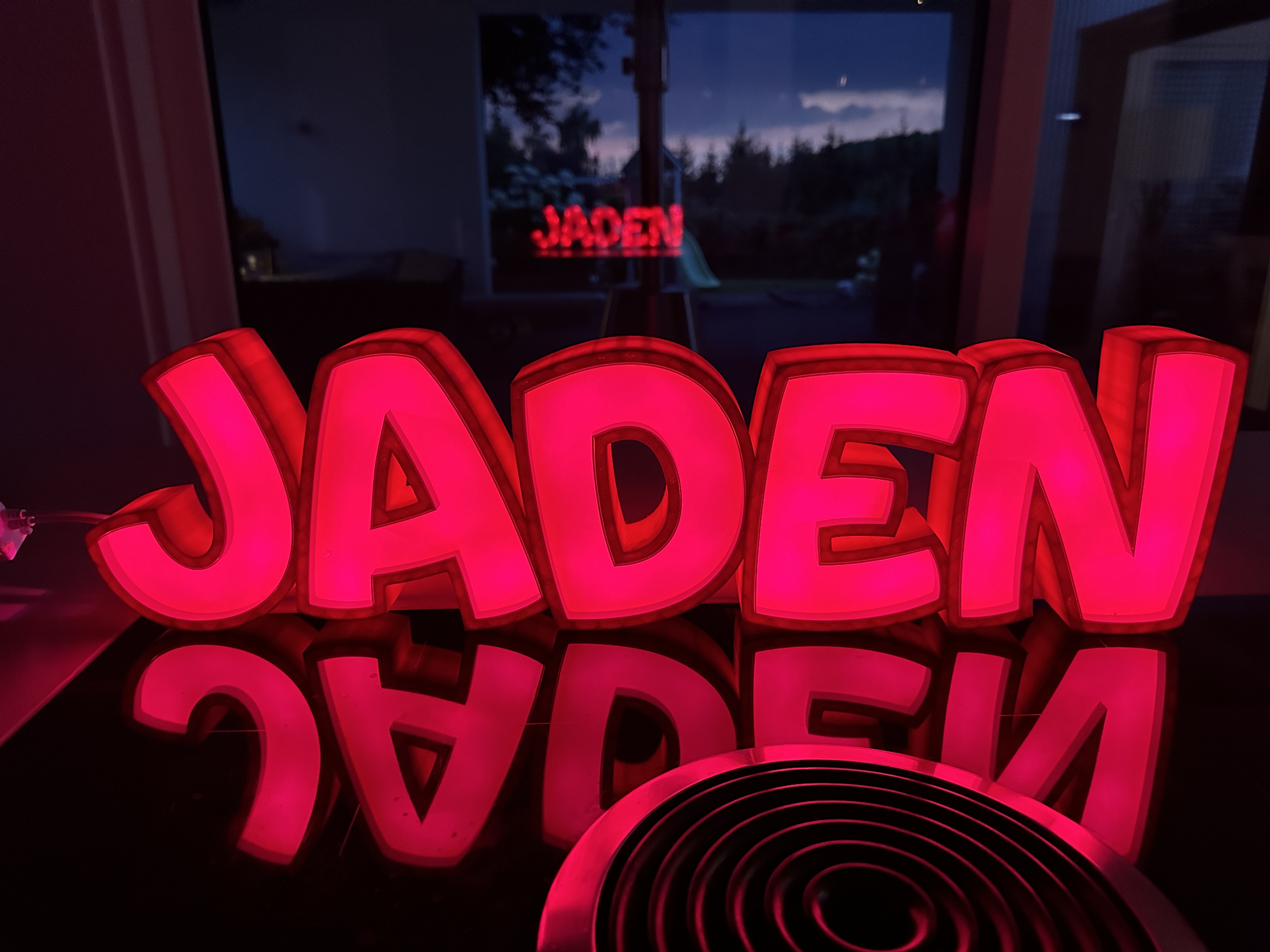 JADEN LED- Namenslampe (Name lamp) by T-D3SIGN | Download free STL ...