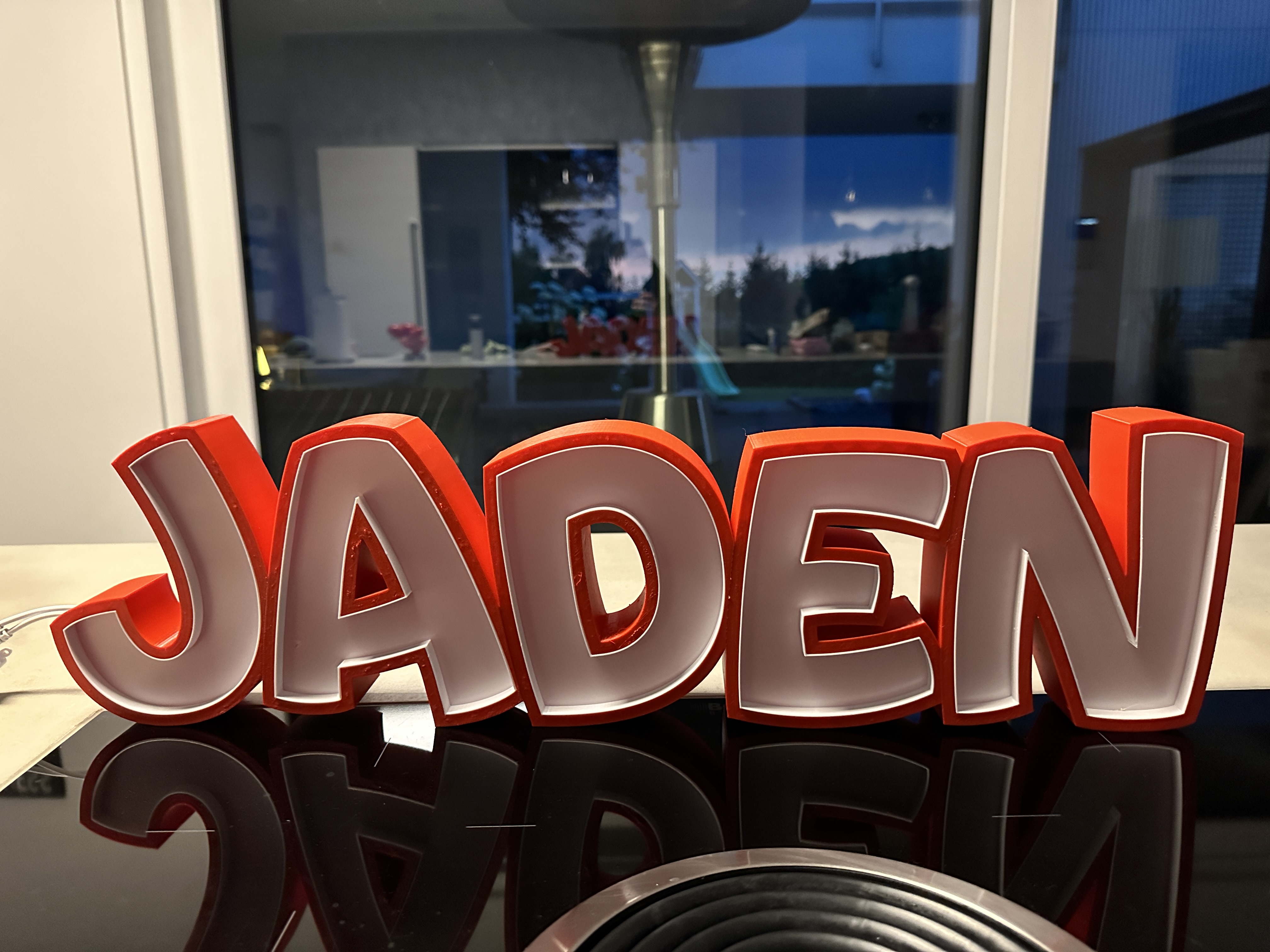 JADEN LED- Namenslampe (Name lamp) by T-D3SIGN | Download free STL ...