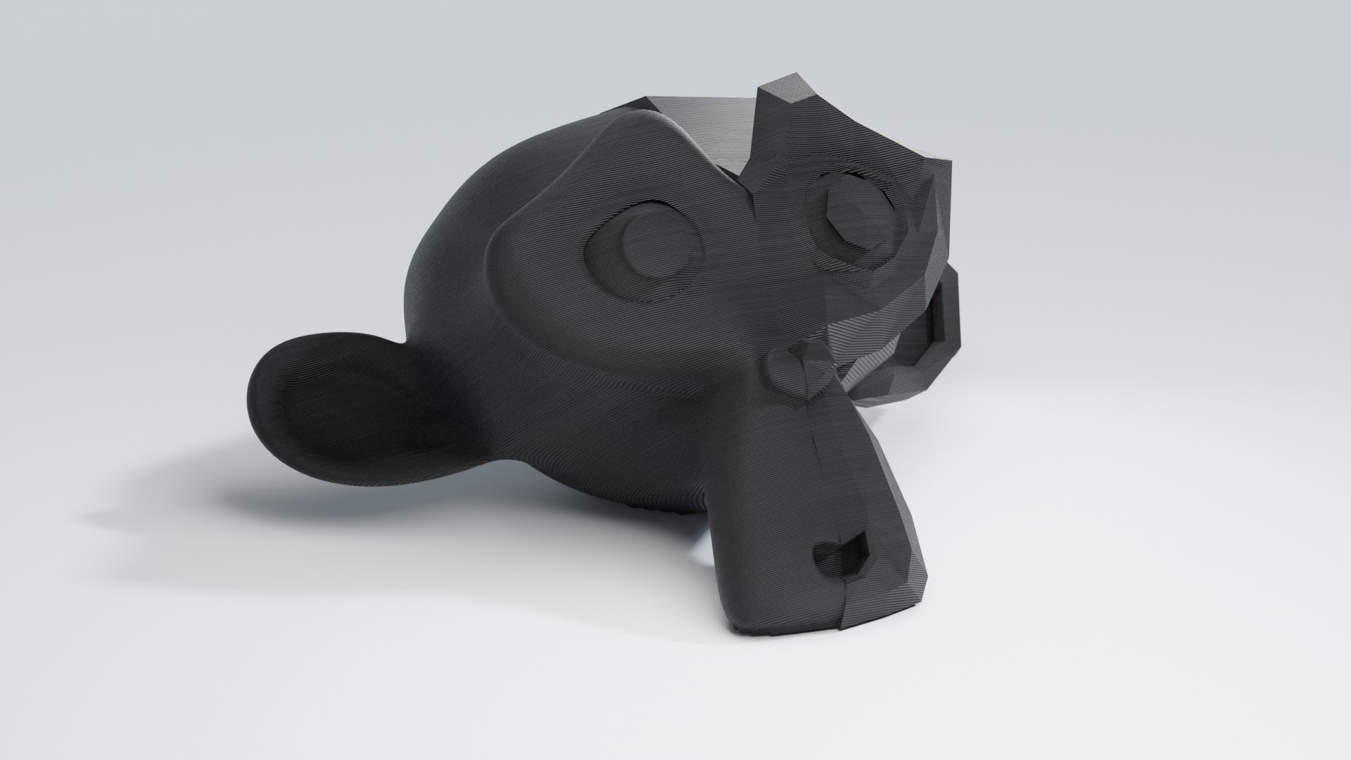 Suzanne (blender monkey) SubD/NoSubD by DannyGi | Download free STL ...