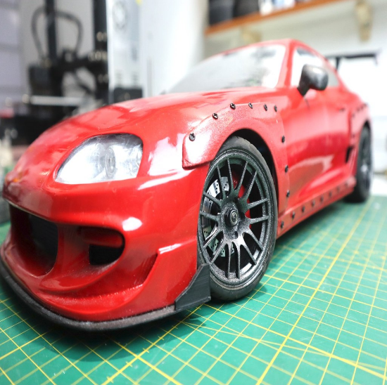 rc body toyota supra mk4 1/24 by le prince | Download free STL model ...