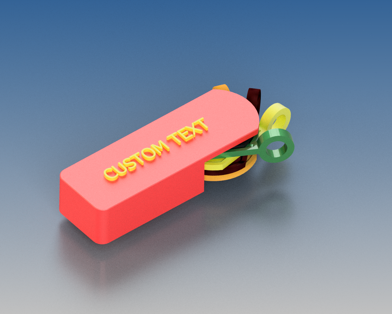 Key chain, multiple interchangable keys by 3DM-DeMeern | Download free ...