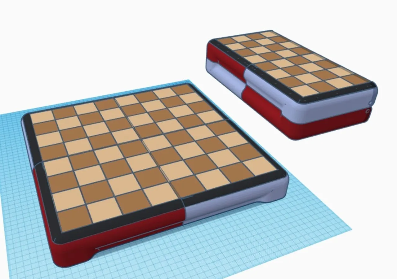 Woodgrain Checkerboard/Chessboard Box by Jérémy Reeder | Download free ...