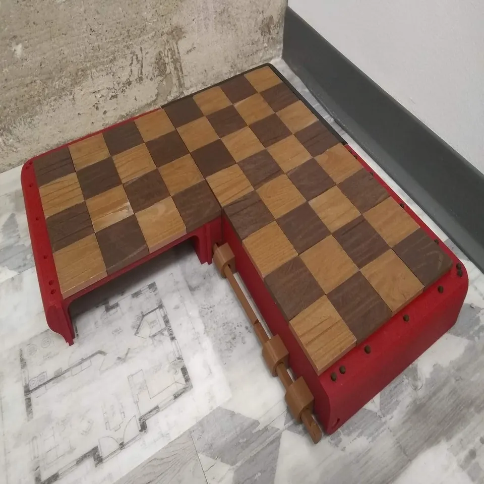 Woodgrain Checkerboard/Chessboard Box by Jérémy Reeder | Download free ...