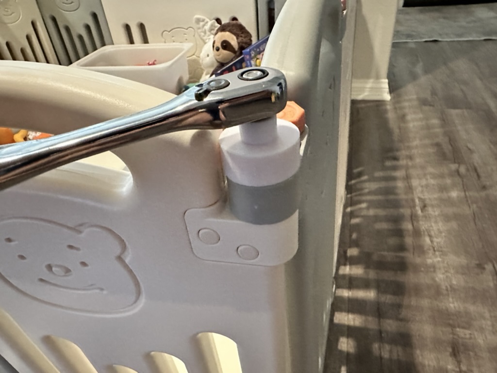 30mm Octagon Socket for 3/8" Socket Wrench Baby Playpen Bolts by vcao ...