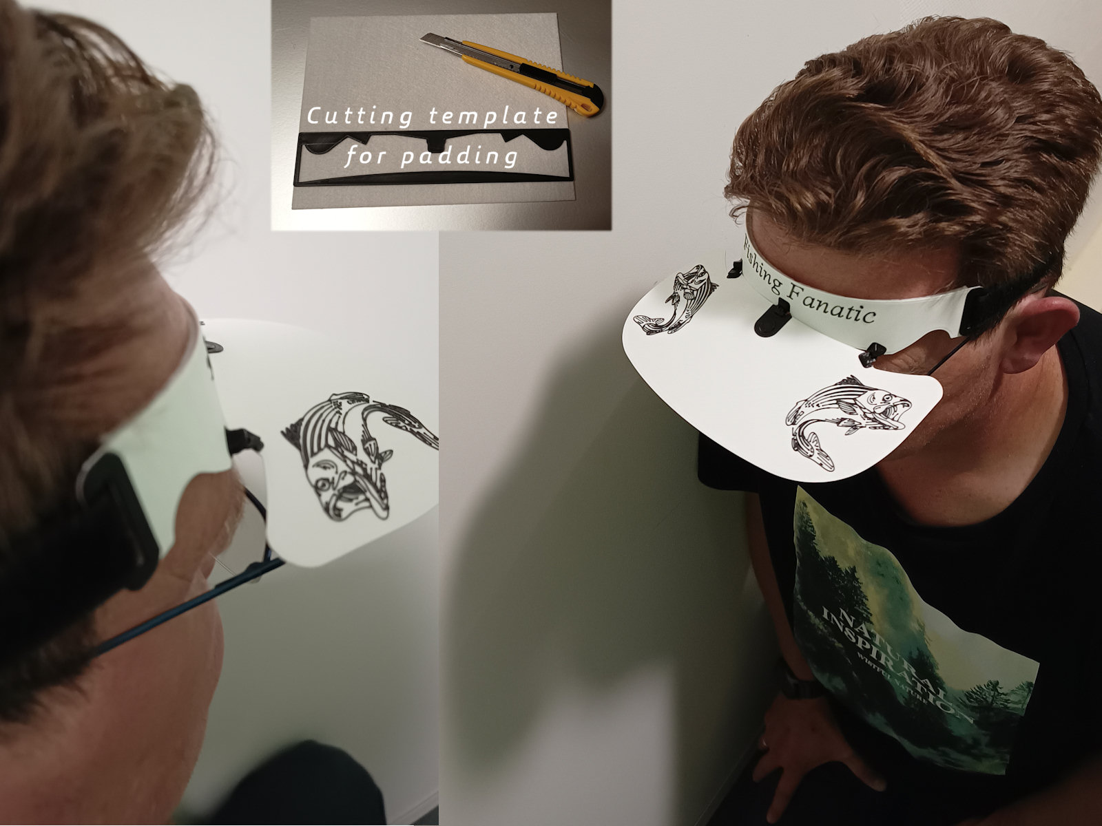 Head Visor (Flat print-in-place!) by Wim V | Download free STL model ...