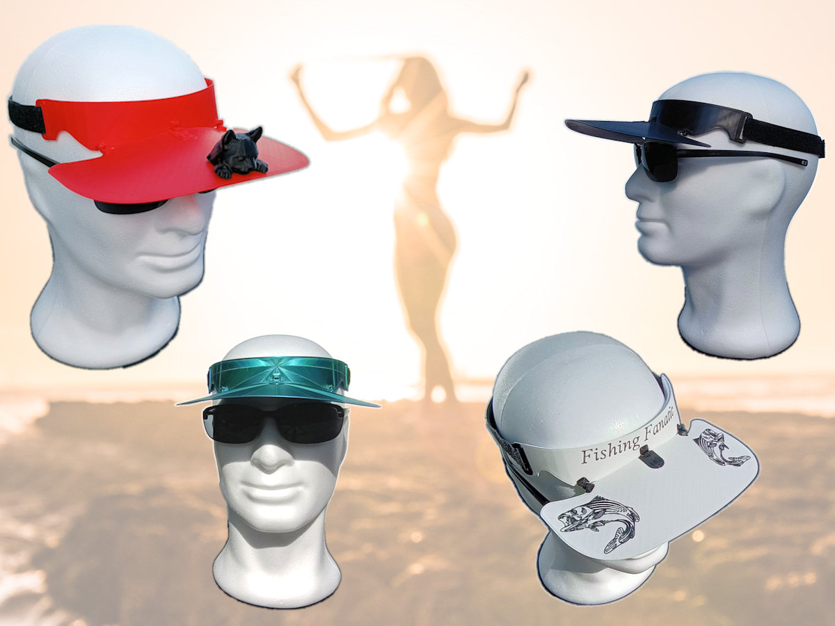 Head Visor (Flat print-in-place!) by Wim V | Download free STL model ...