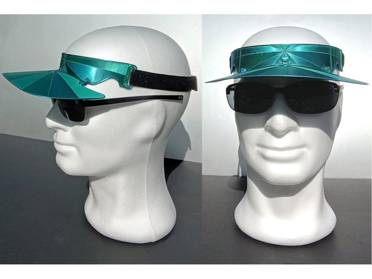 Head Visor (Flat print-in-place!) by Wim V | Download free STL model ...