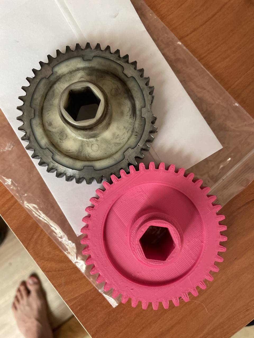 42 teeth gear Fellowes 75Cs by andrwgldmn | Download free STL model ...