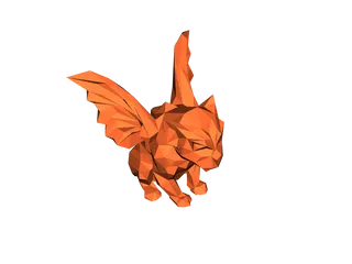 Low Poly Gargoyle by MadTNOTN | Download free STL model | Printables.com