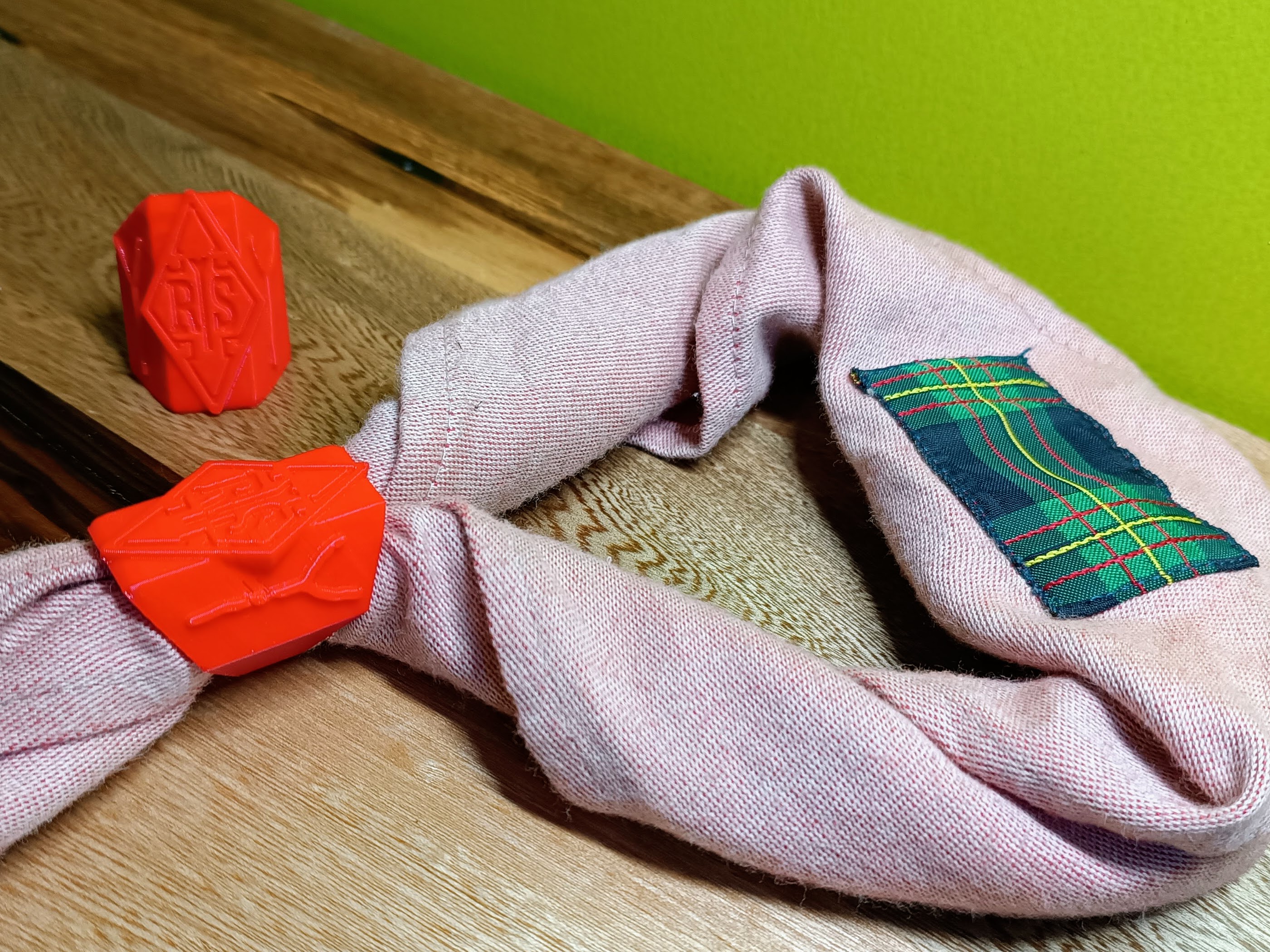 Scout woggle Scarf Ring neckerchief with Rover badge - Pasapañuelos o ...