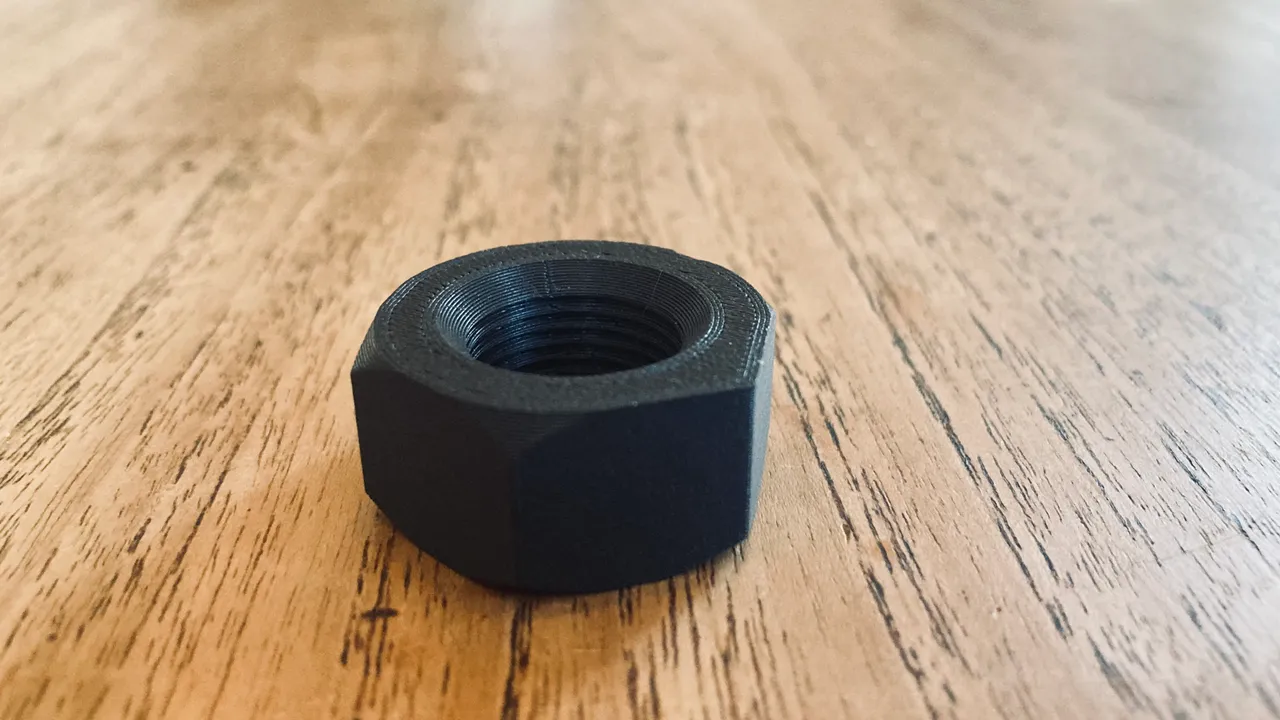 Hex nut by Storm_wind | Download free STL model | Printables.com