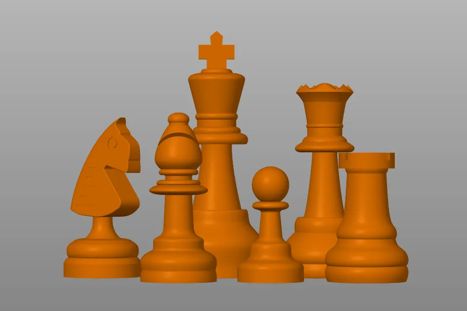 Chess Set by Mefiu | Download free STL model | Printables.com