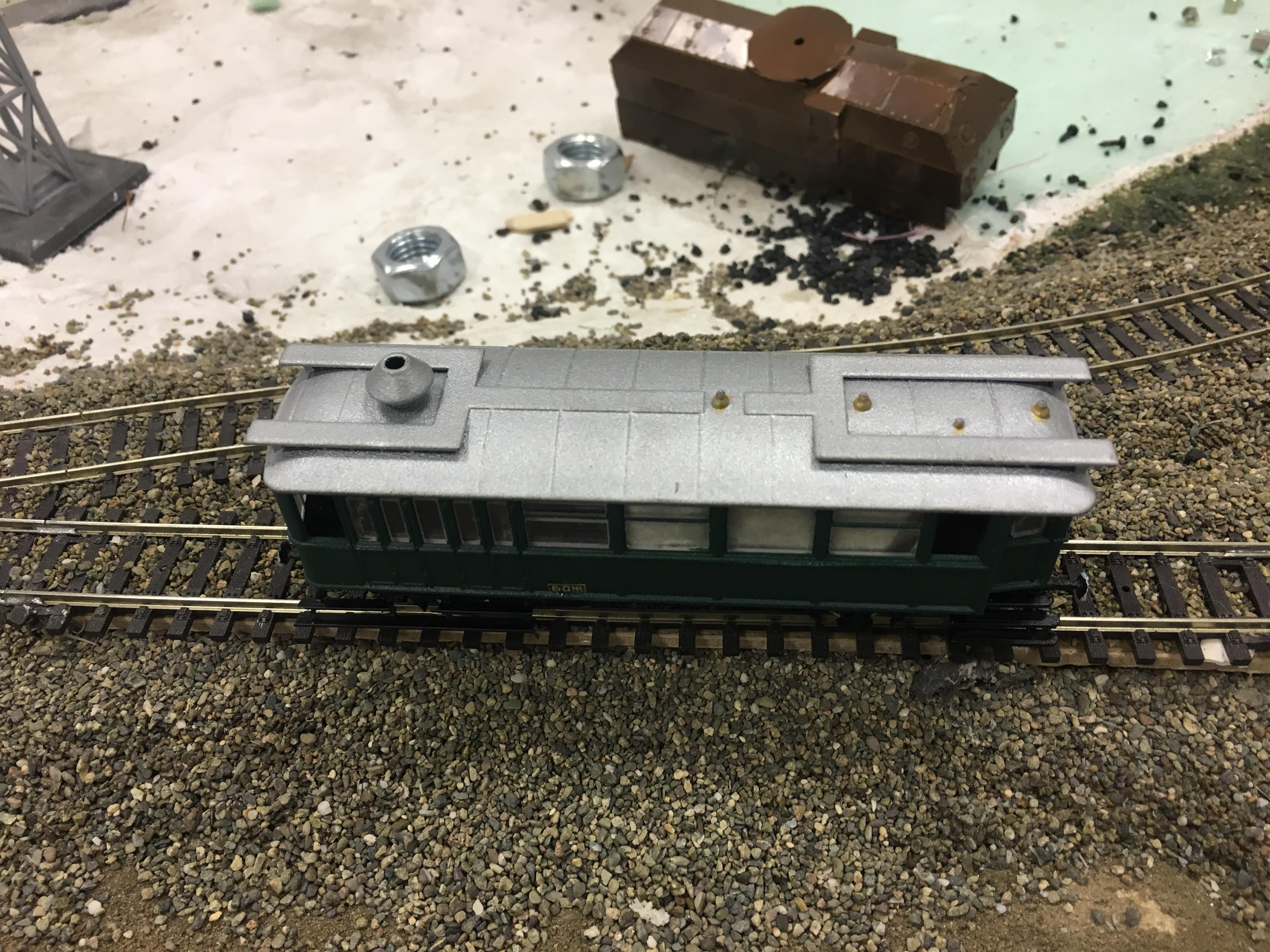 Steam Rail Wagon GANZ - 1903 / BDZ Series 200 / HO Scale 1:87 by ...