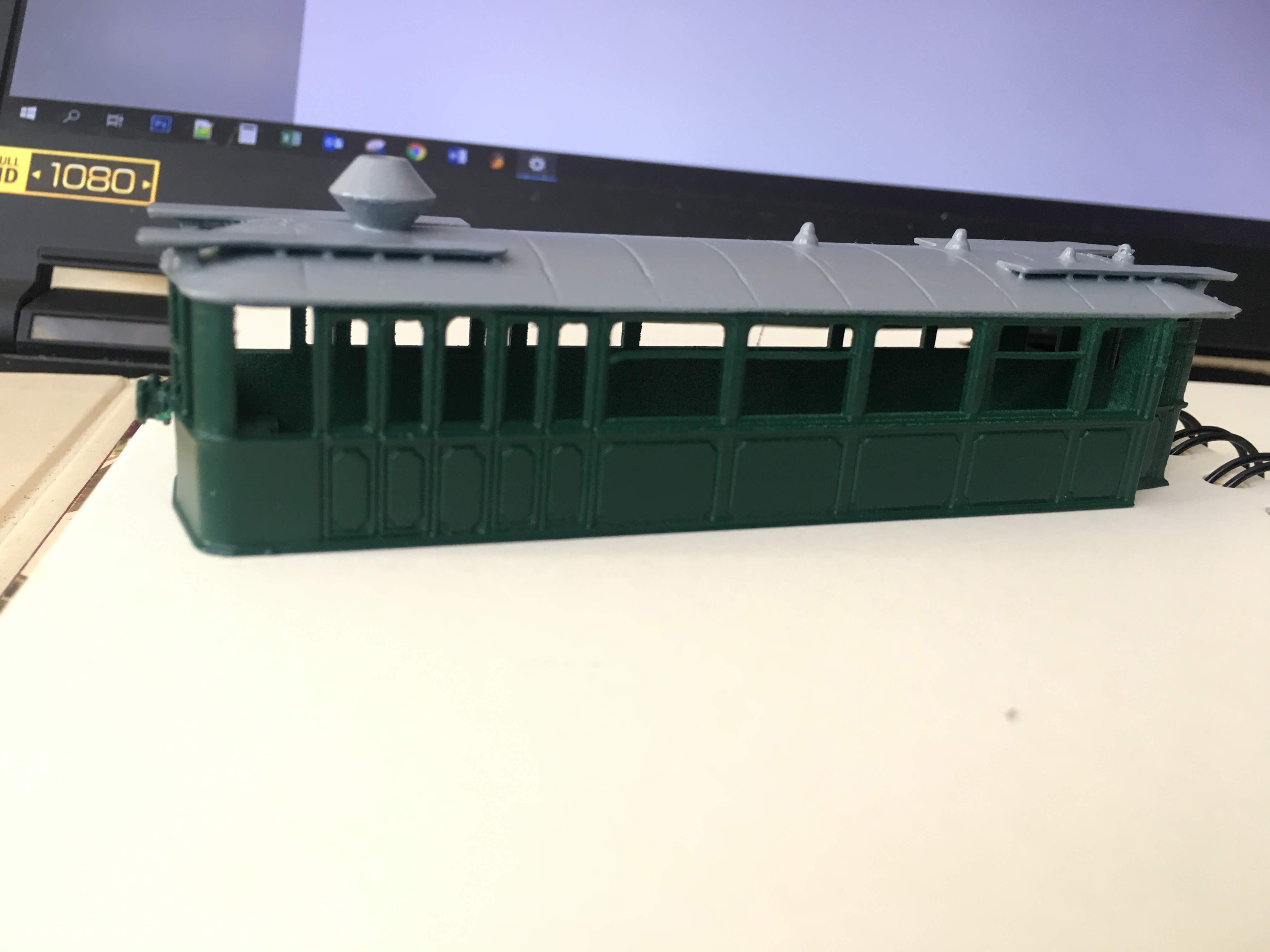 Steam Rail Wagon GANZ - 1903 / BDZ Series 200 / HO Scale 1:87 by ...