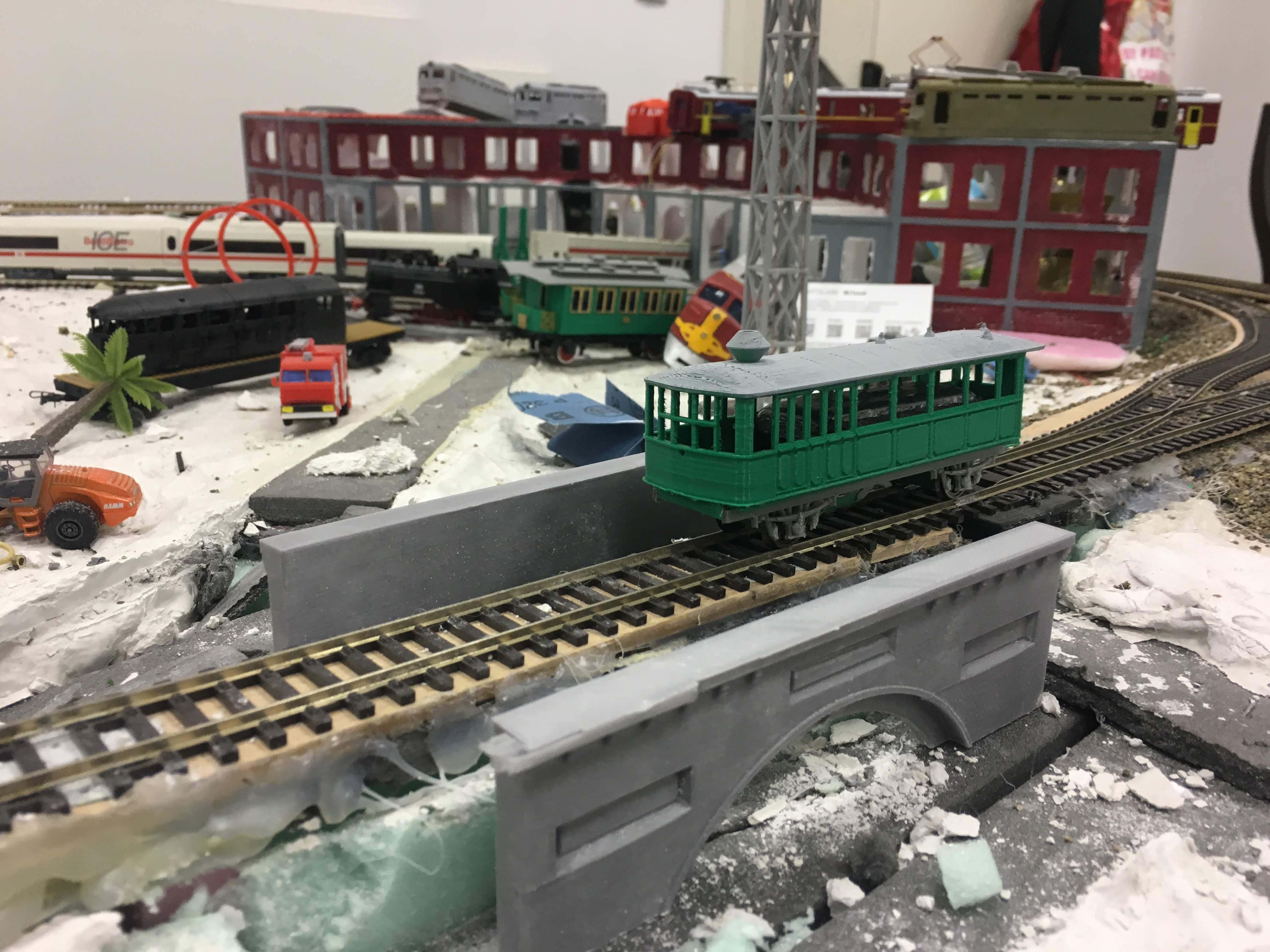 Steam Rail Wagon GANZ - 1903 / BDZ Series 200 / HO Scale 1:87 by ...