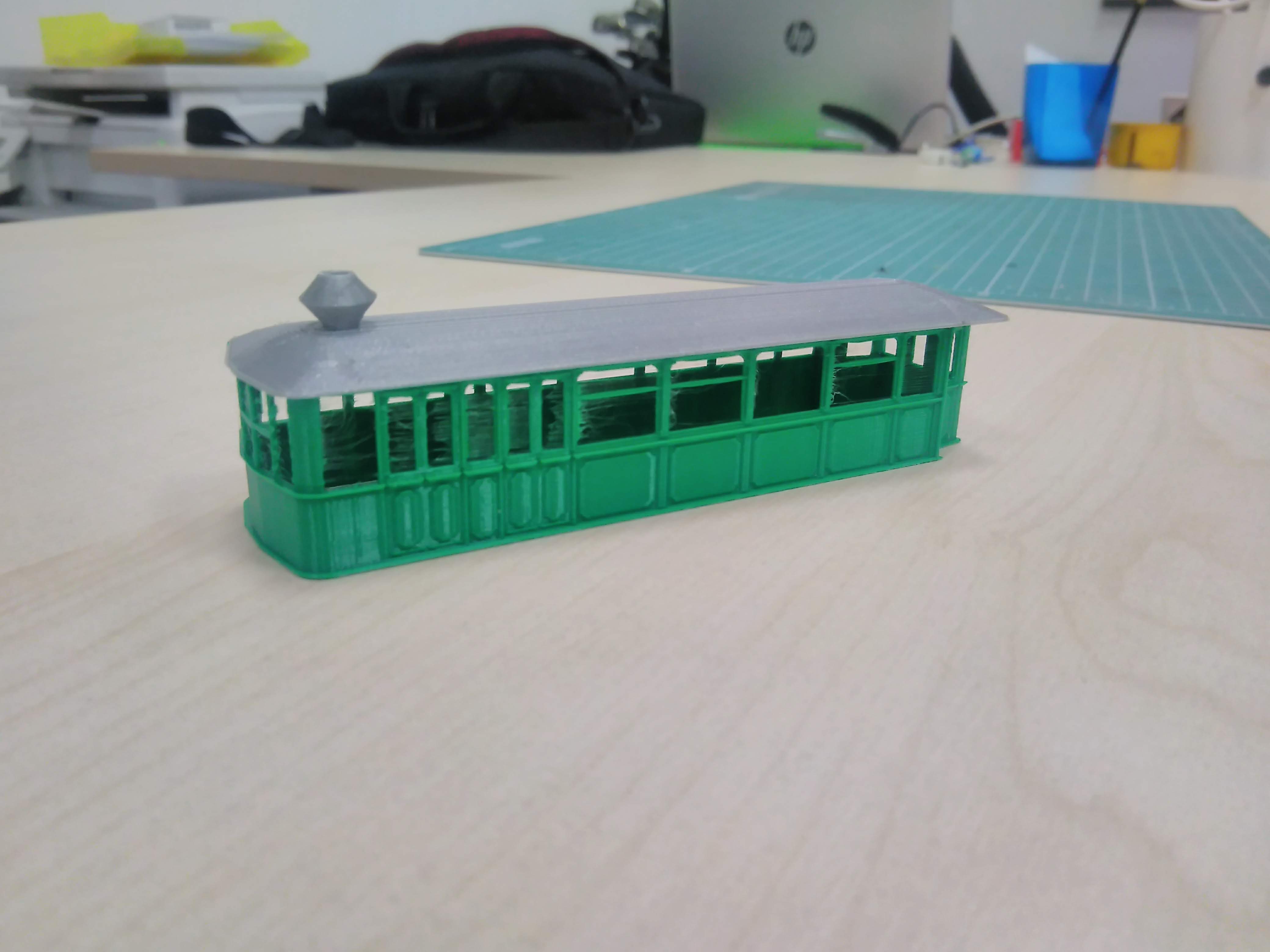 Steam Rail Wagon GANZ - 1903 / BDZ Series 200 / HO Scale 1:87 by ...