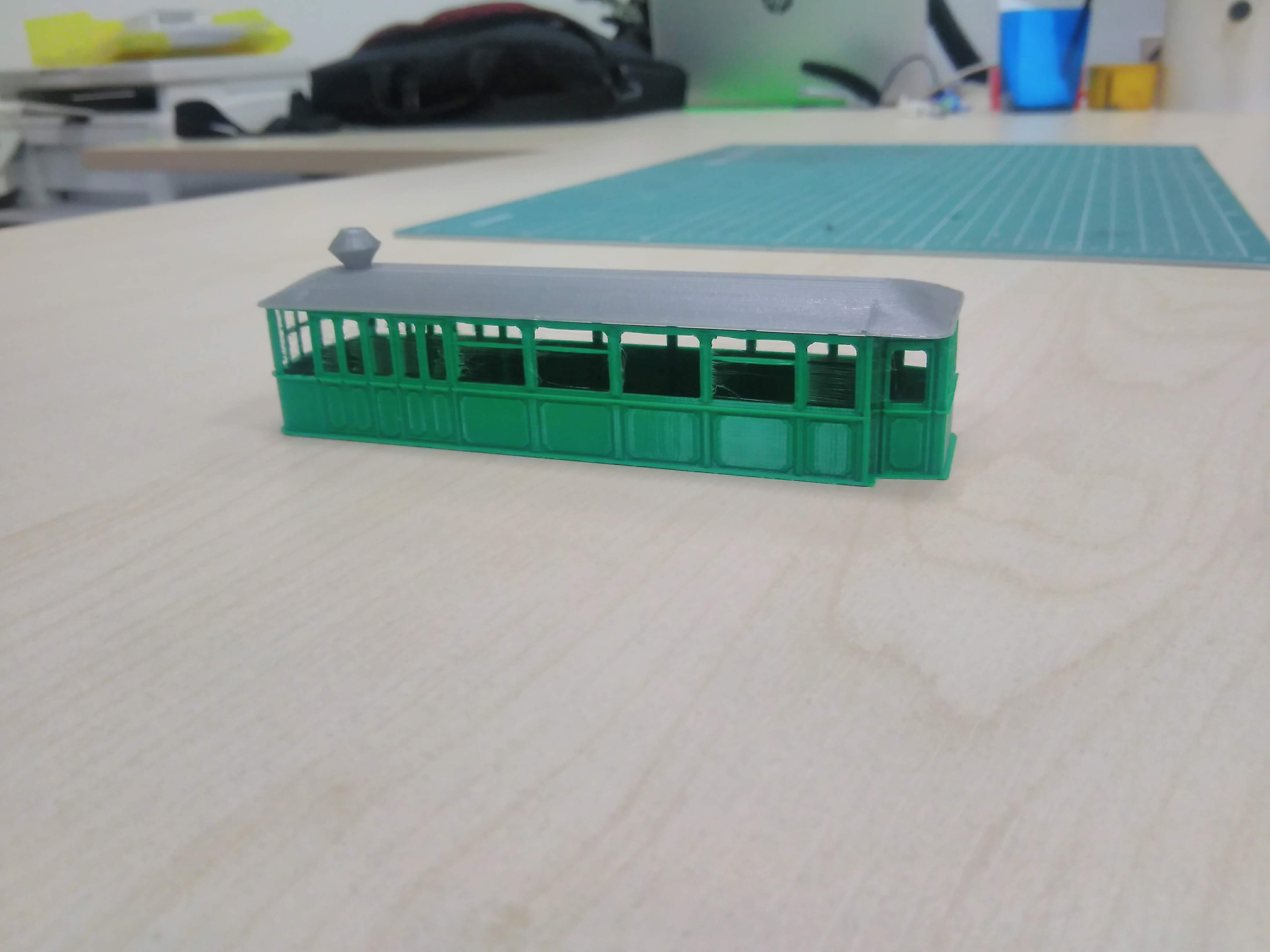 Steam Rail Wagon GANZ - 1903 / BDZ Series 200 / HO Scale 1:87 by ...