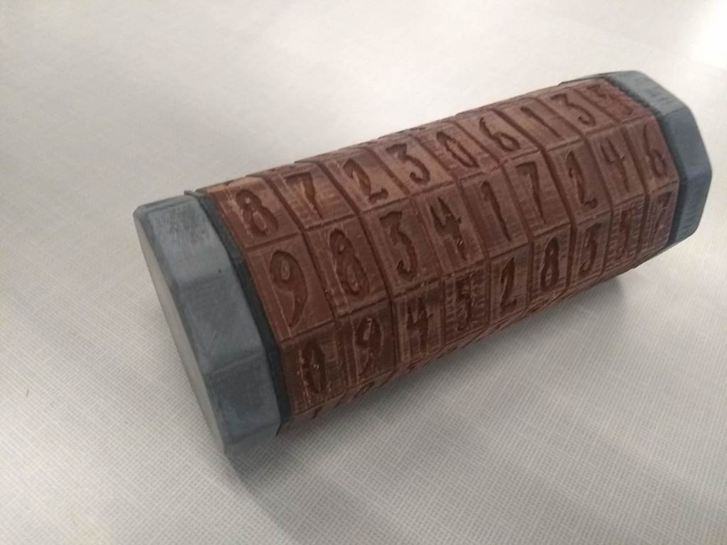 9-wheel Kryptex by Jérémy Reeder | Download free STL model | Printables.com